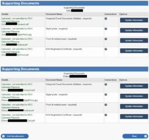 Our Canadian Permanent Residency Full Application